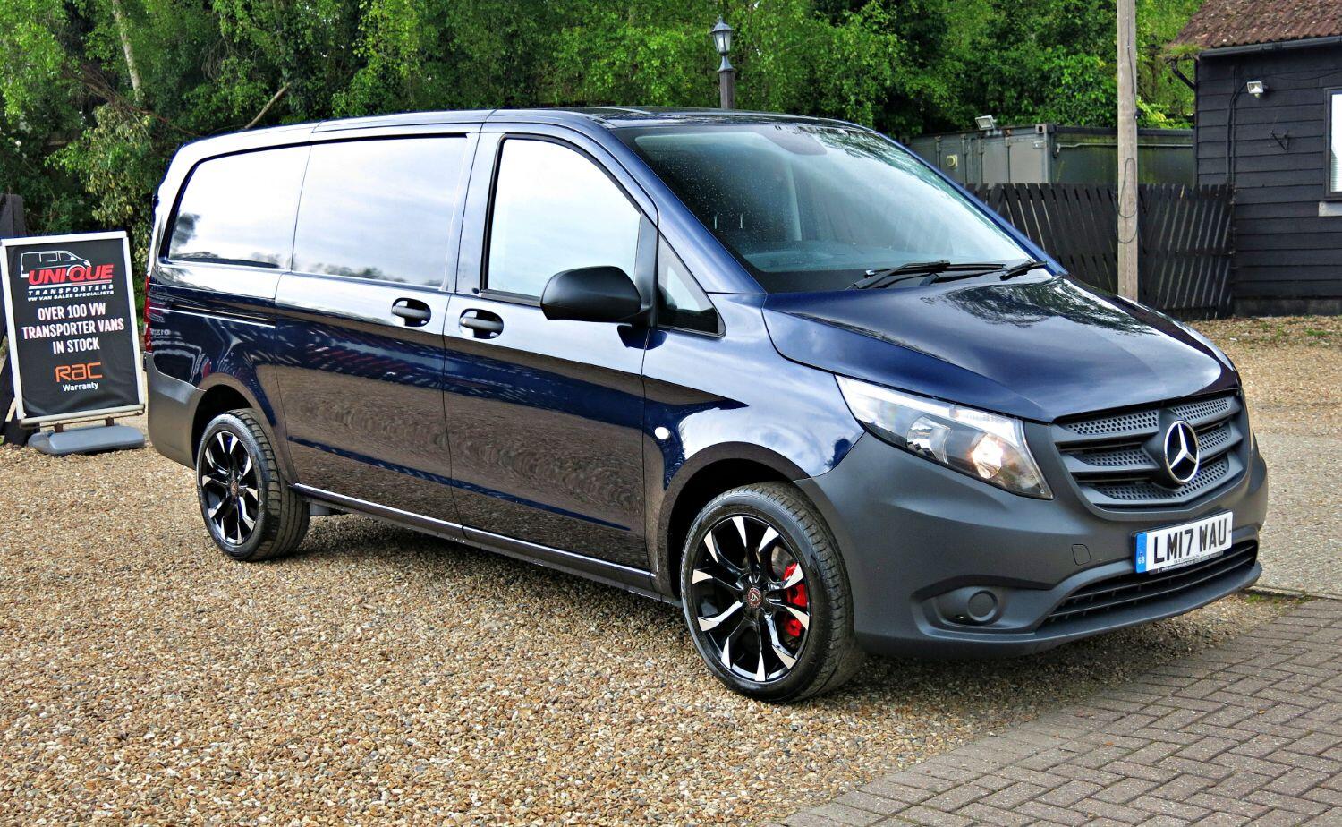 Used MERCEDES-BENZ VITO 2017 Blue in Hook, Hampshire | UNIQUE TRANSPORTER'S